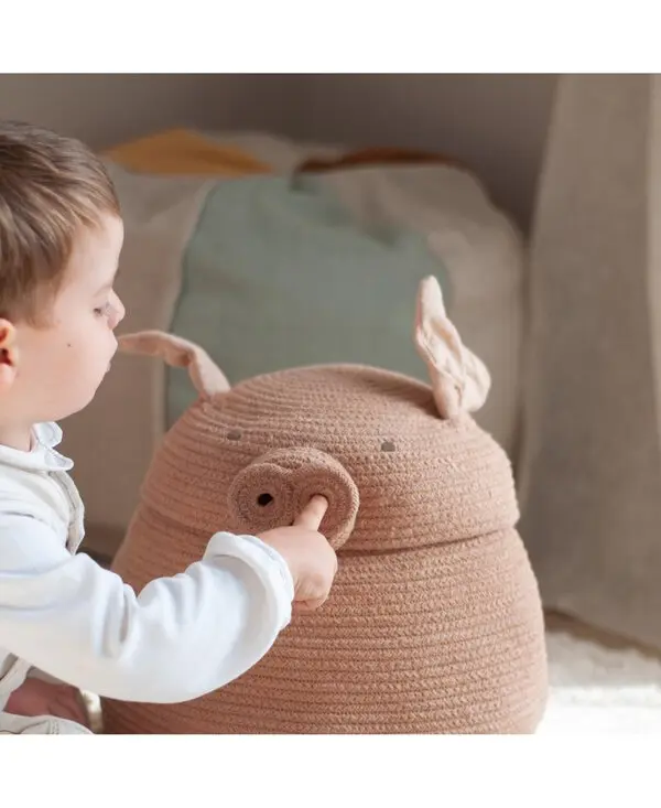 LORENA CANALS Peggy The Pig Basket