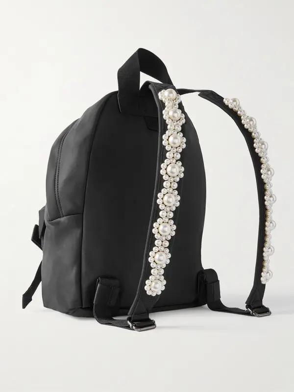 Simone Rocha Embellished Shell Backpack