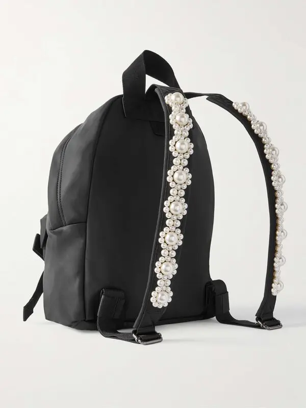 Simone Rocha Embellished Shell Backpack