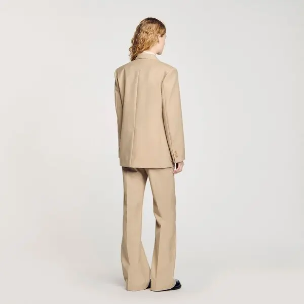 Sandro Double-breasted Suit Jacket