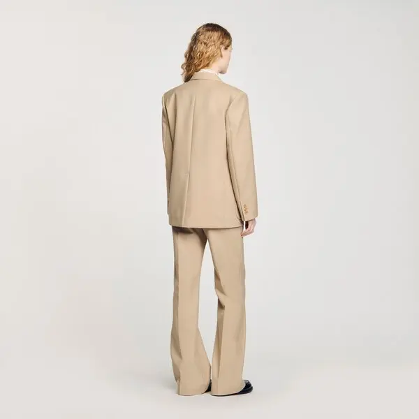Sandro Double-breasted Suit Jacket
