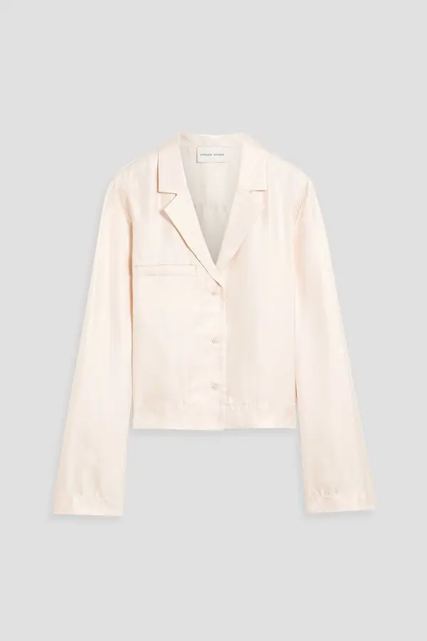 Loulou De Saison Loulou Studio Aloma Silk-twill Shirt