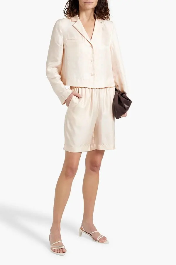 Loulou De Saison Loulou Studio Aloma Silk-twill Shirt