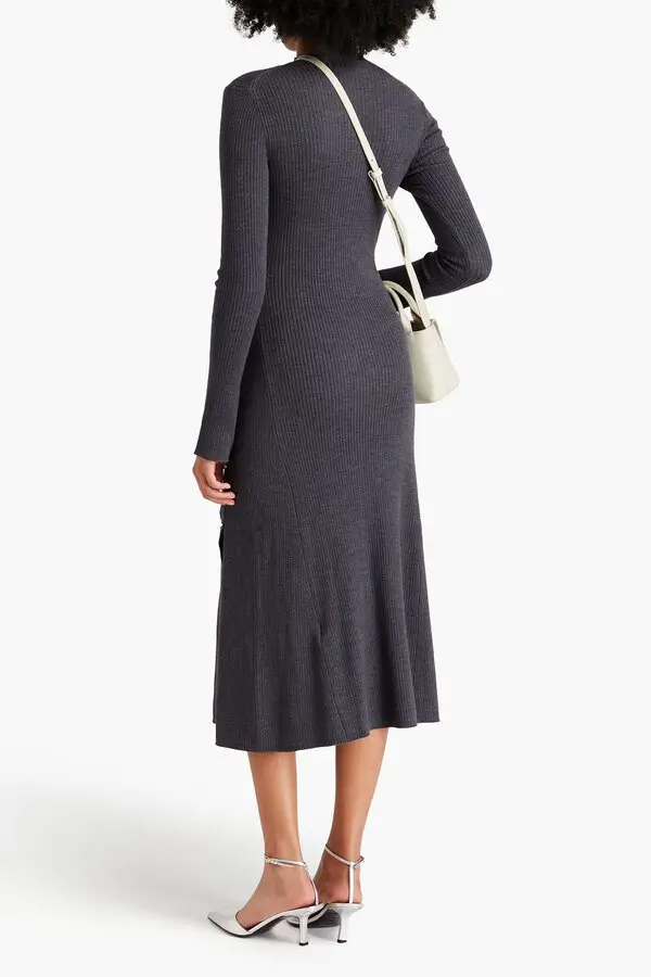 sheer knit mini dress Sheer Knit Mini Dress main image 1