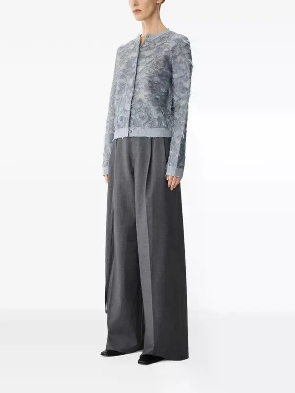 JNBY Rounded-collar Cardigan - Grey
