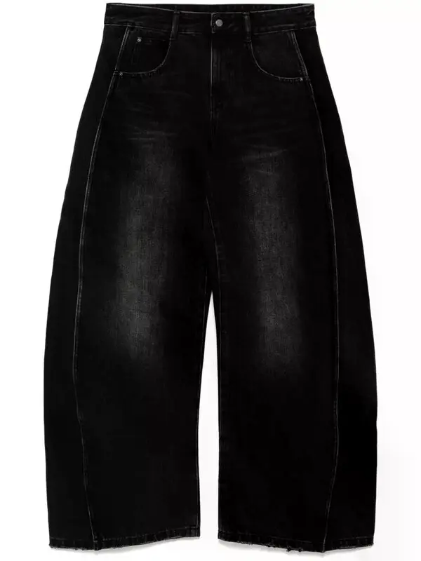JNBY Extra Long Zip-up Jeans - Black