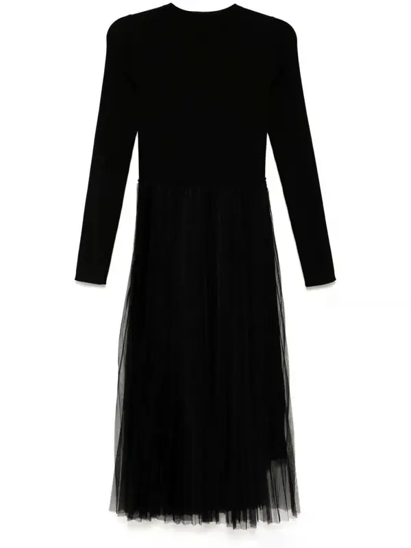 JNBY Long Sleeve Midi Dress - Black