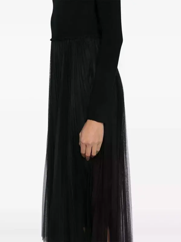 JNBY Long Sleeve Midi Dress - Black