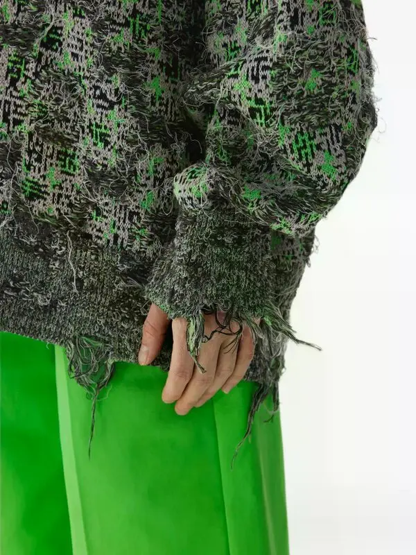 JNBY Pattern-printed Cardigan - Green
