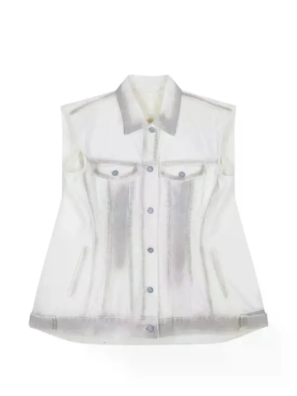 JNBY Button-detailed Pocket Vest - White