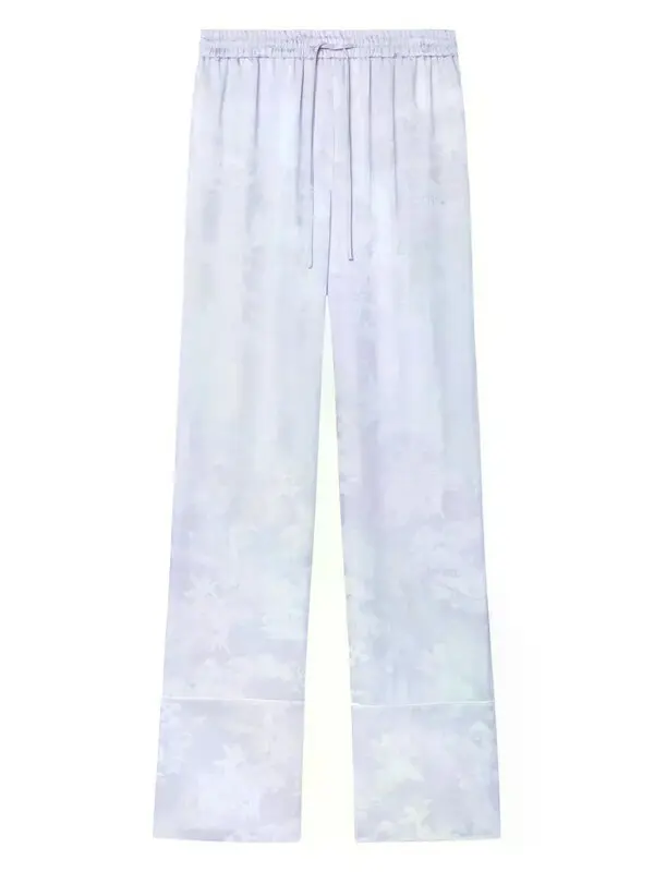 Off-White Fresco-jacquard Pyjamas Trousers - White