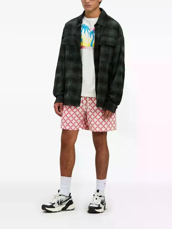Palm Angels M Curved Logo Shirt