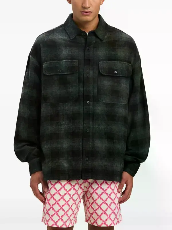 Palm Angels M Curved Logo Shirt
