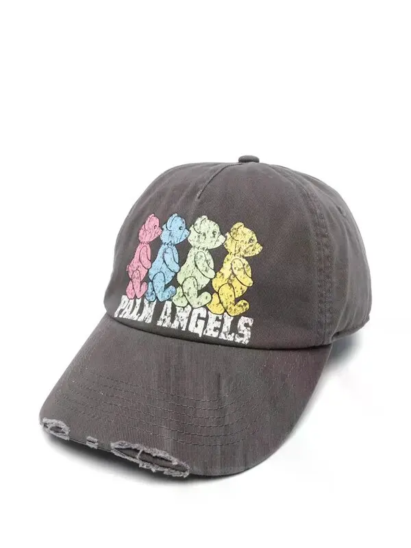 Palm Angels Crossroads Bears Cap - Grey