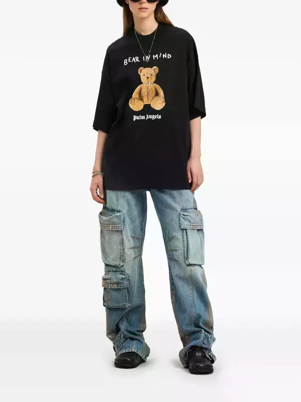Palm Angels Bear In Mind T-shirt - Black