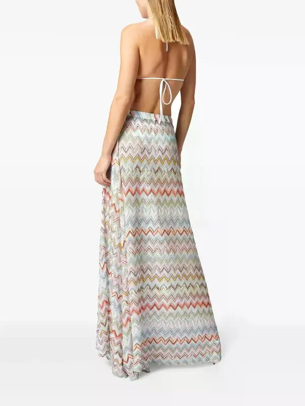 Missoni Zigzag-woven Maxi Skirt - White
