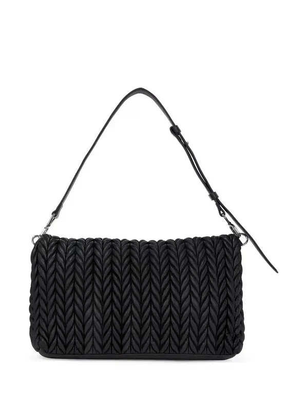 Karl Lagerfeld K/weave Shoulder Bag - Black