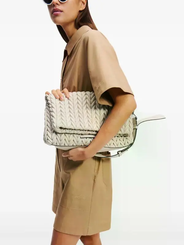 Karl Lagerfeld K/weave Shoulder Bag