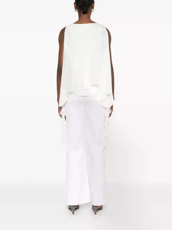 Dorothee Schumacher Ruffle-detail Tank Top - White