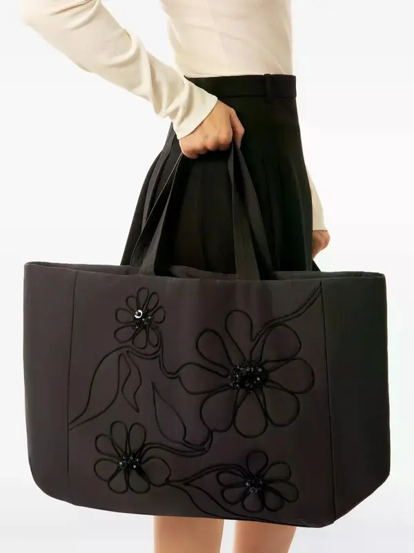 0711 TBILISI Lila Tote Bag - Black