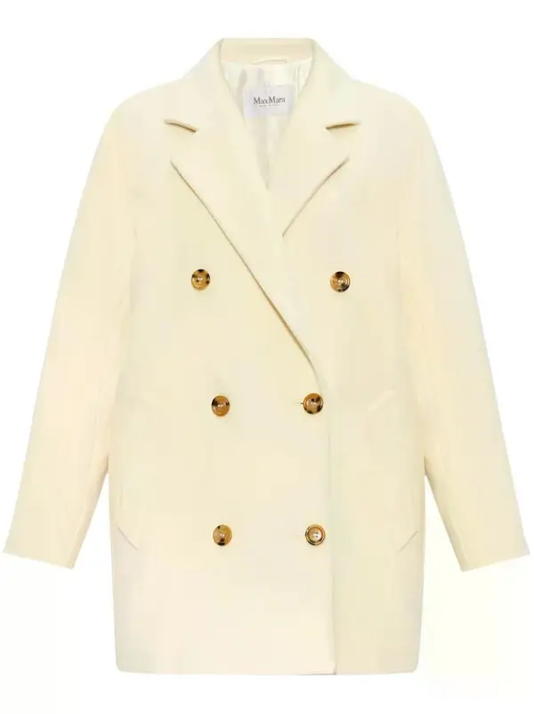 Max Mara Rebus Wool-cashmere Coat - Neutrals