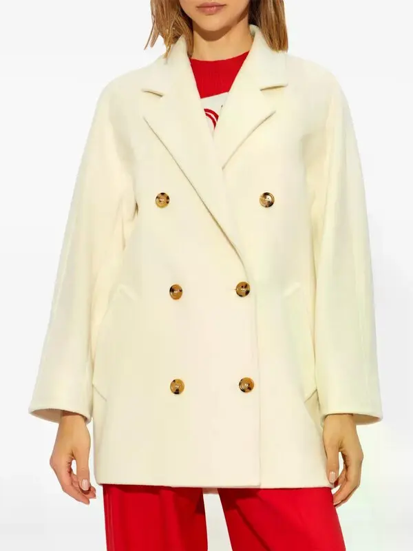 Max Mara Rebus Wool-cashmere Coat - Neutrals