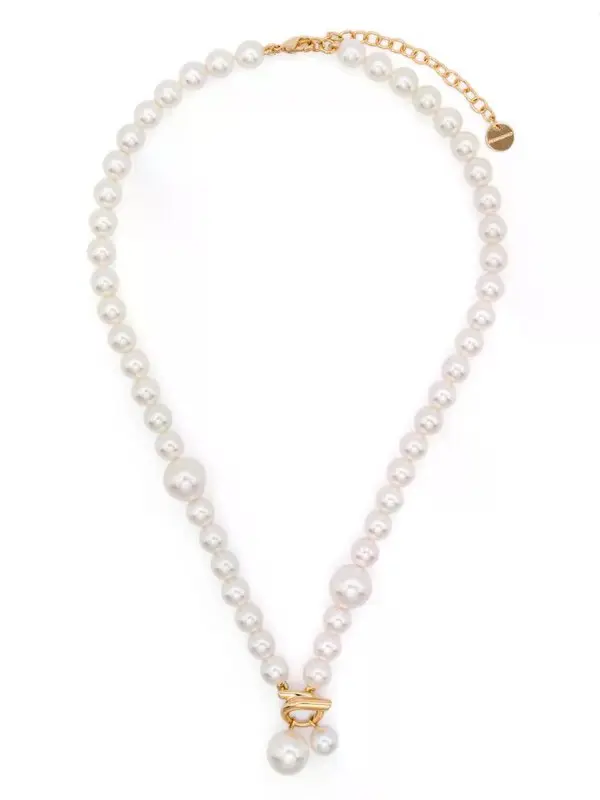 FERRAGAMO Pearl-embellished Necklace - White