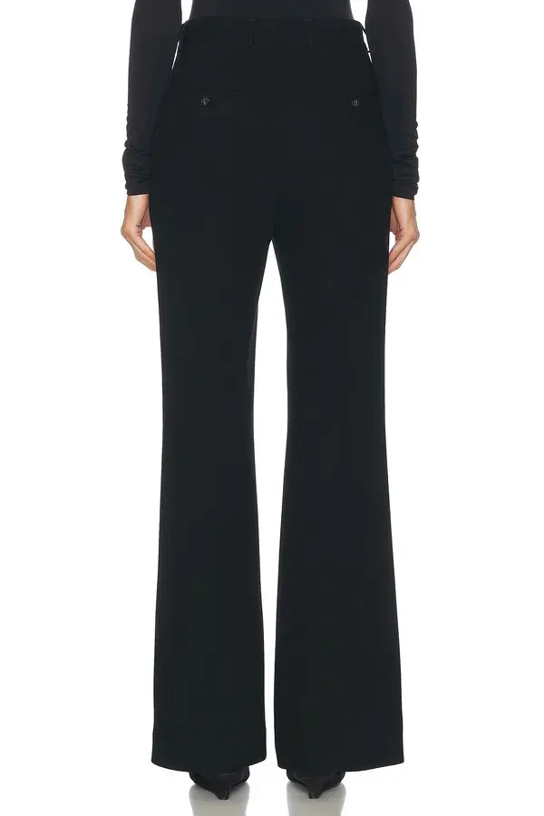 Buy TOTÊME Flared Evening Trouser Black At 40% Off Editorialist