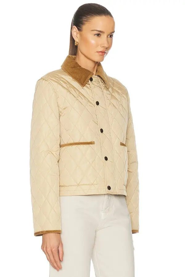 Burberry Cropped Quilted Jacket