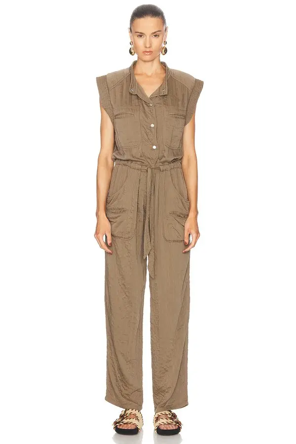 Isabel Marant Suzie Jumpsuit - Khaki