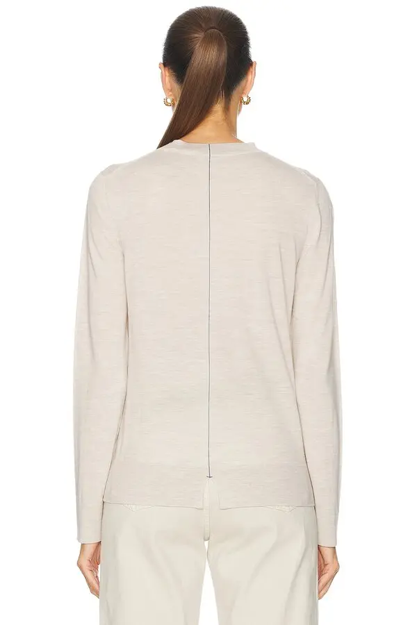 Burberry Crewneck Cardigan - Nutmeg