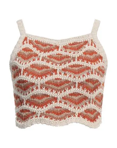 Alanui Crochet-knit Crop Top - Brown
