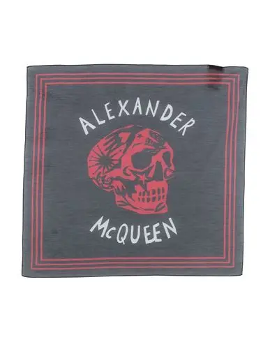 Alexander McQueen Scarf Midnight Cotton, Silk