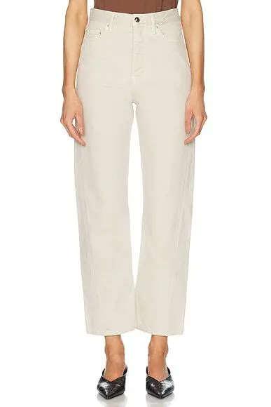 TOTEME Twisted Seam Full Length Straight Leg Jeans