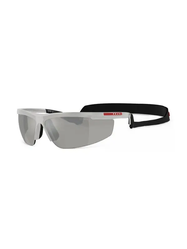Prada Biker-style Frame Sunglasses - Grey