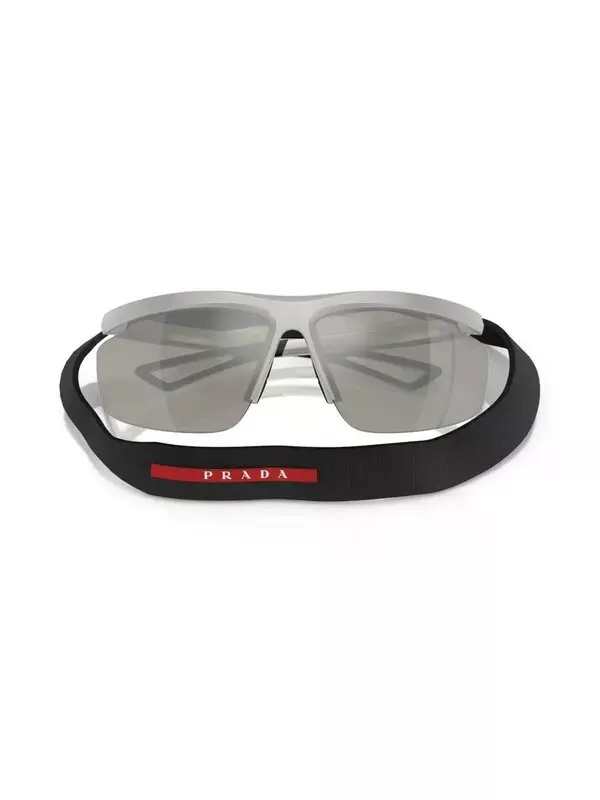 Prada Biker-style Frame Sunglasses - Grey