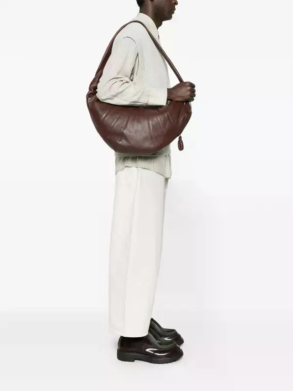 LEMAIRE Large Croissant Shoulder Bag - Brown