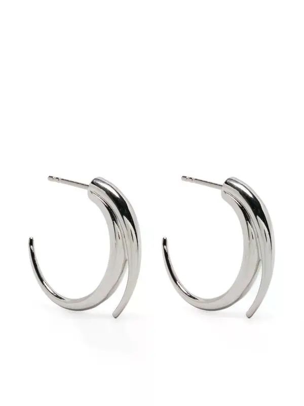 PANCONESI Small Vortice Earrings - Silver