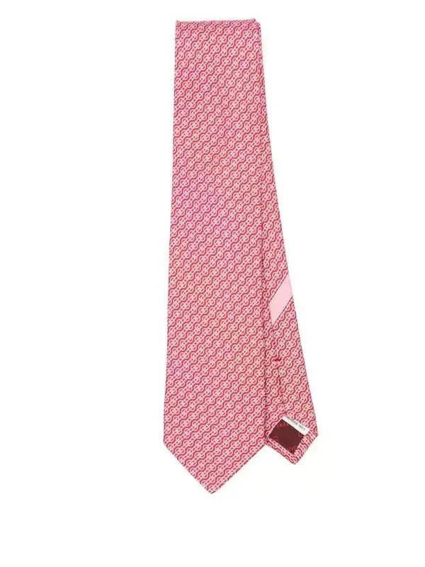 FERRAGAMO Silk Neck Tie - Red