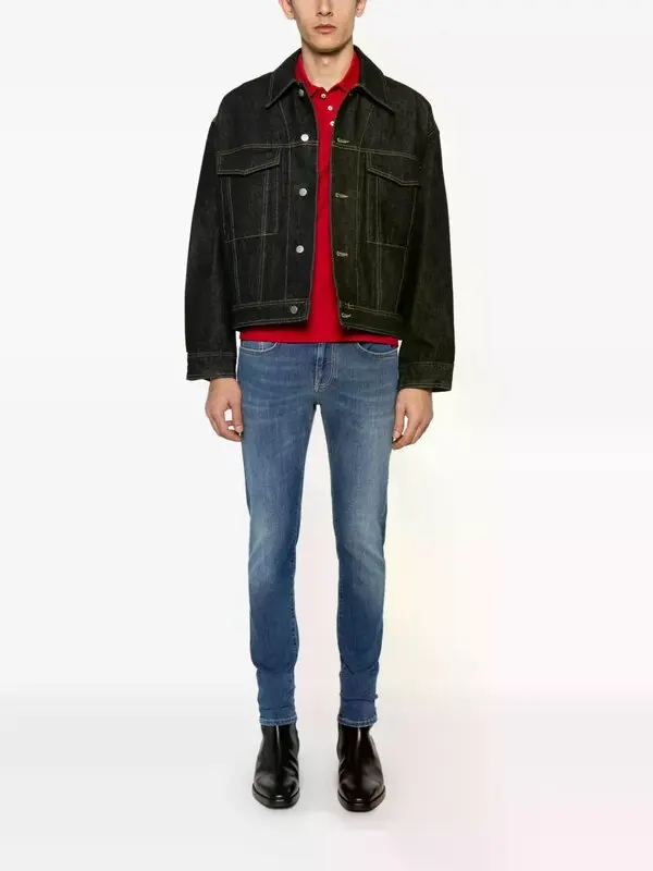 Dsquared2 Dyed Logo-patch Polo Shirt