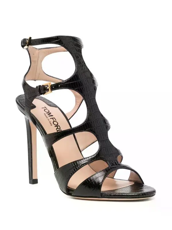 TOM FORD 105mm Paradis Sandals - Black