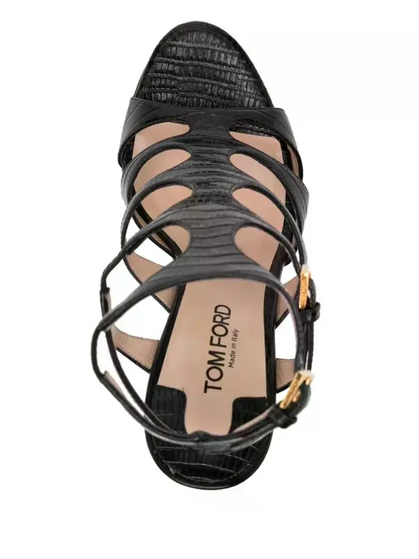 TOM FORD 105mm Paradis Sandals - Black