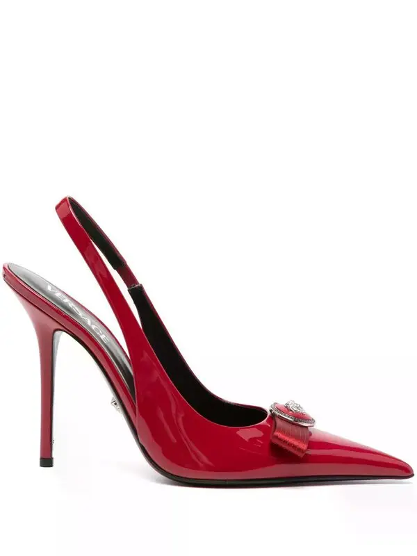 Versace 110mm Ribbon Pumps