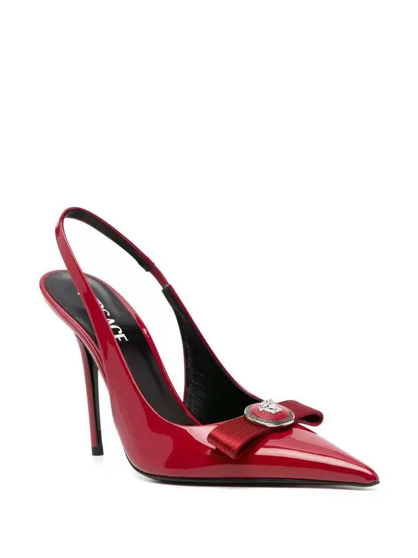 Versace 110mm Ribbon Pumps