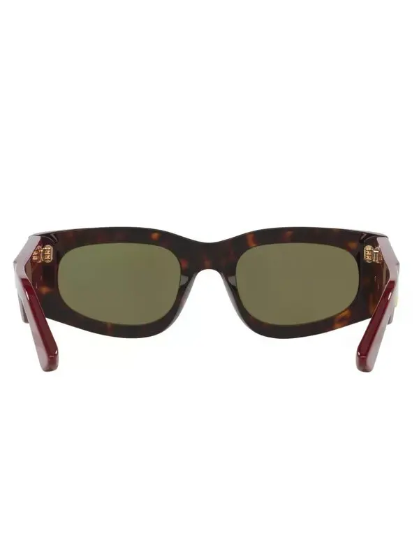 Gucci Rectangle-frame Sunglasses - Brown