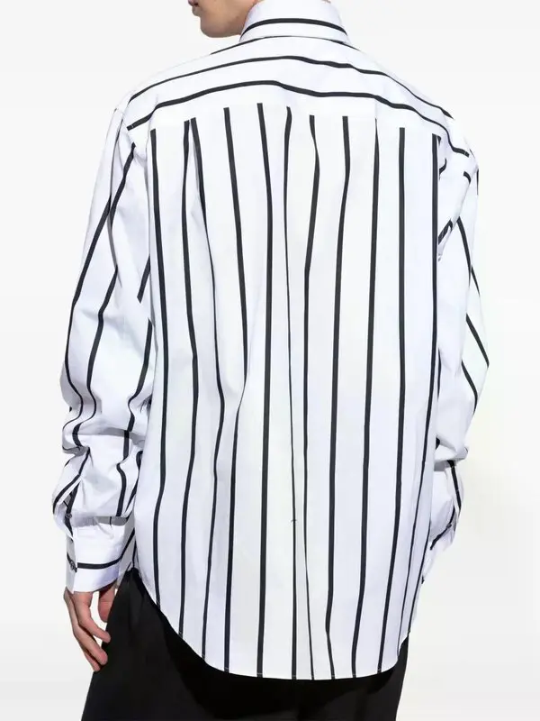 Alexander McQueen Skull Striped Shirt