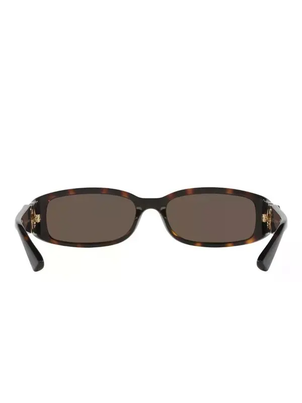 Gucci Rectangle-frame Sunglasses - Green