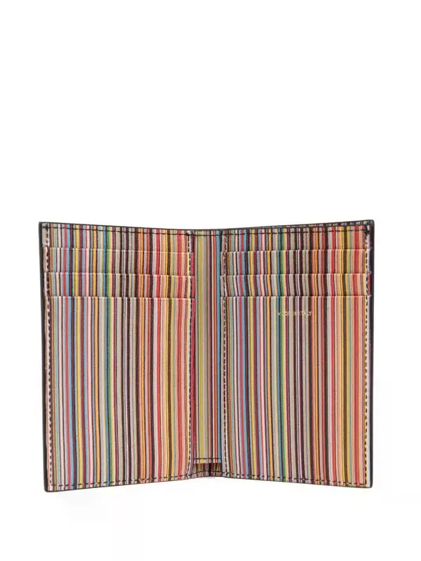 Paul Smith Signature Stripe Wallet - Grey