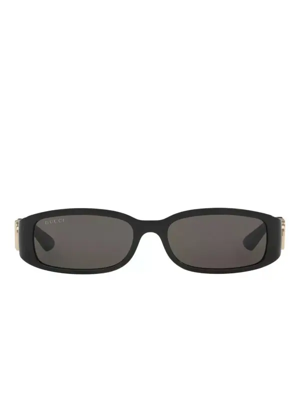 Gucci Rectangle Sunglasses - Black