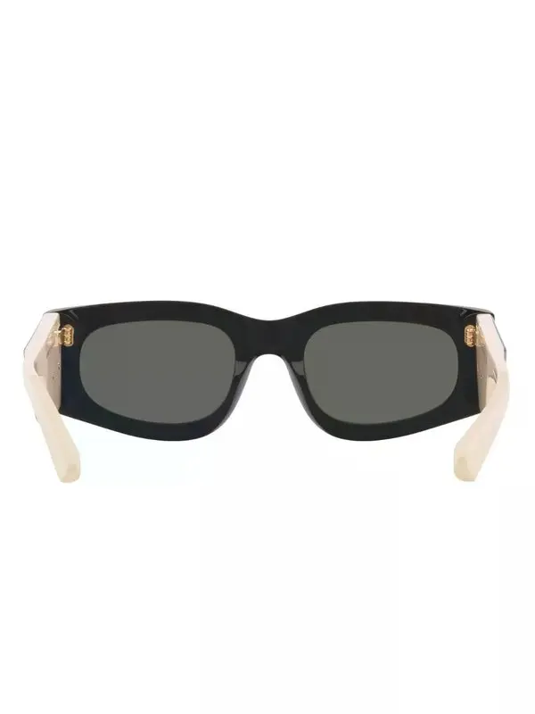 Gucci Rectangle-frame Sunglasses - Black